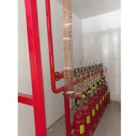 China IG100 Inert Gas Fire Suppression System Cylinder Volume 70L - 90L Enclosed Flooding for sale