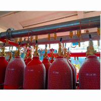 China IG 541 Inert Gas Fire Extinguishing System Capacity 70L 80L 90L Pipeline Type for sale