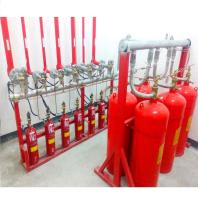 China Flooded Heptafluoropropane FM200 Cylinder Pipe Network Clean Gas Fire Suppression System for sale