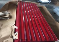 China 76mm 17mm Pre Painted Corrugated Roofing Sheet for Corrugated Metal Wall Panels for sale