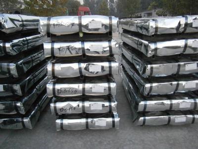 China 0.14-1.5mm Galvanized Corrugated Roofing Sheet DX51D SGCC for Building Materials for sale