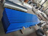 China CGCC DX51D Zinc Plated Metal Milk White Deep Corrugated Steel Roof Panel for sale