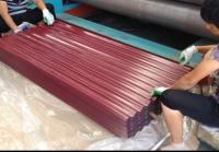 China CGLCC Pre Painted Corrugated Roofing Sheet EN 10169 DX51D+AZ Galvanized Steel Roofing Panels for sale
