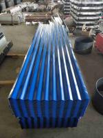 China Waterproof Galvanised Corrugated Steel Roofing 24 Gauge Corrugated Metal Panels for sale