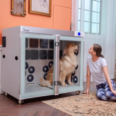 China Adjustable Pet Drying Box CE , Big Space Drying Cabinet Dog Grooming for sale