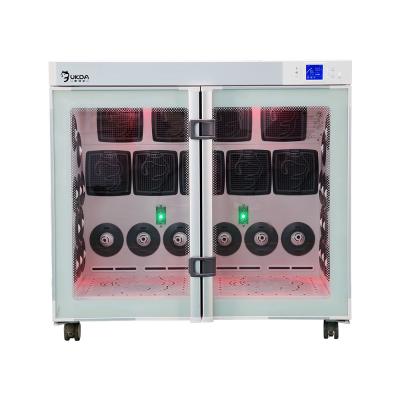 China 4 Blowers Pet Drying Box For Dog Grooming Cabinet Type Oxygen Therapy for sale