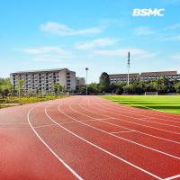 China 13mm Hybrid Running Track System IAAF Approved Durable Weather Resistance UV Stable for Professional 400m Track and Field for sale