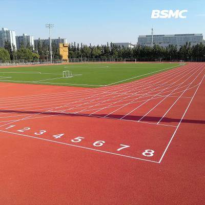 China 14mm Sandwich System Running Track Material World Athletics Approved Synthetic Surface for School for sale