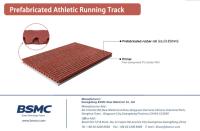 China 13mm Prefabricated Running Track World Athletics Certified Professional Athletic Track for sale