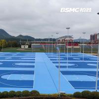 China In-situ Casting on Site Full SPU Basketball Court Durable UV Resistance High Shock Absorption Sports Court for sale