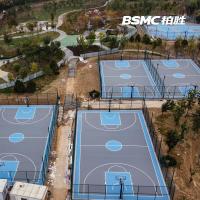China Wet Pour Outdoor Sandwich Sports Court System Multifunctional Sports Flooring for sale