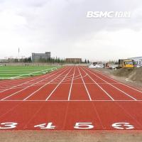 China 13mm Prefabricated Running Track World Athletics Certified Professional Athletic Track for sale