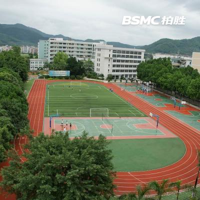 China UV Resistance Spray Coat System Running Track Economic Type World Athletics Approved Durable Synthetic Track for School for sale