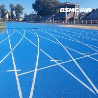 China Permeable Spray Coat Running Track 13mm PU Athletic Track for School Sports Ground for sale