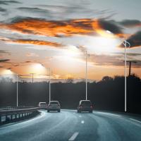 China Energy Efficient Waterproof IP65 LED Street Light Input Voltage AC 85V-265V ±10% for sale