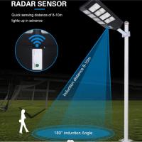 China Aluminum Alloy Integrated Solar Street Light 120lm/W Luminous Flux for sale