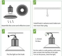China Commercial Industrial Lighting 100W 150W 200W IP65 Round UFO Led High Bay Light Warehouse Workshop Highbay Lamp Indoor for sale