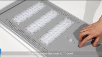 China Integrated All In One 60w 80W 100W Solar Led Street Light Outdoor With Lithium Battery Projesct Solar Lamp for sale