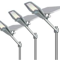 China CE Certified Integrated Solar Rechargeable LED Dusk To Dawn Street Light for sale