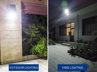 China IP66 Intelligent Solar LED Floodlight 100w Outdoor LED Wall Pack Light Solar Flood Ligh for sale