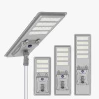 China 300watt Aluminum Alloy all in one Integrated Solar Street Light lithium Battery for sale