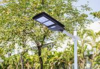 China 20w 30w 60w All In One Luminaria Smart Solar Solar Light Street Lamp With Sensor For Courtyard Light for sale
