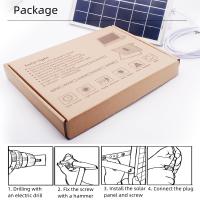 China 60W 80W 100W 150W Solar LED Floodlight Outdoor For Wall Light IP65 Led Tube Light Fluorescent With Solar Panel for sale