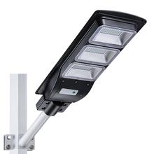 China Solar Led Street Light Remote Control+Light Control+Radar Sensor Crira>80 for sale