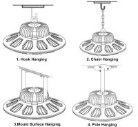 China 5 Years Warranty 200 Watt 400w Ufo High Bay Light 50000 Hours Lifespan 4000k for sale