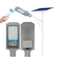 China Lithium Iron Phoshpate Battery Ac Led Street Light Ip66 Waterproof Aluminum Alloy Cri>80 for sale