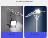 China 3000lm 120° Motion Solar Led Flood Lights Outdoor With 3.2v/40ah Lifepo4 Battery for sale