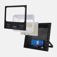 China 200W 300W 500W use solar energy lithium battery lifepo4 outdoor motion sensor flood light fixtures for sale