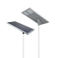 China 120watts Brightest Lumens Outdoor IP65 All In One Solar Power LED Streetlights Manufacturers for sale