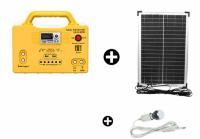 China 10 Years Warranty DC Portable Solar Power Generator 1kw Home Solar Power System With 6 Led Bulbs for sale