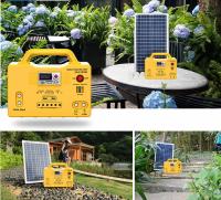 China 10 Years Warranty DC Portable Solar Power Generator 1kw Home Solar Power System With 6 Led Bulbs for sale
