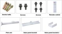 China Die Cast Aluminum All In One Solar Garden Street Courtyard Light Solar Panel For Home for sale