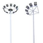 China 18m 25m 30m Factory direct sales galvanized Street Light Pole flood light pole football led light stadium lighting pole for sale