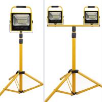 China Outdoor Brightest 10W 50W 200W 400W Portable Rechargeable Soccer Field 24v LED Flood Lighting Lights With Tripod for sale
