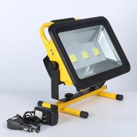 China Outdoor Brightest 10W 50W 200W 400W Portable Rechargeable Soccer Field 24v LED Flood Lighting Lights With Tripod for sale