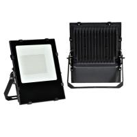 China Aluminum Portable 100w Square LED Floor Standing Parking Lot Flood Light 2700K-6000K for sale