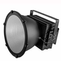 China Brightest Round Spot LED Waterproof 400w Outdoor Outside Black Floodlight With Carton Box for sale