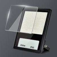 China Aluminum Portable 100w Square LED Floor Standing Parking Lot Flood Light 2700K-6000K for sale