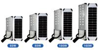 China Waterproof 60W 80W 100W 160W Integrated Solar Street Light With Remote Control All In One Led Solar Street Lamp for sale