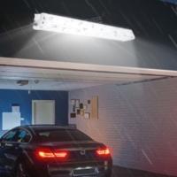China 20W 60W 40W 80W Adjustable Solar LED Tri Proof Light Available Indoors Garage Parking Lot LED Flood Light for sale