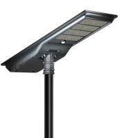 China 60w 80w 100w 120w Black Sensor Streetlight IP66 Super Thin Integrated Solar Street Light for sale
