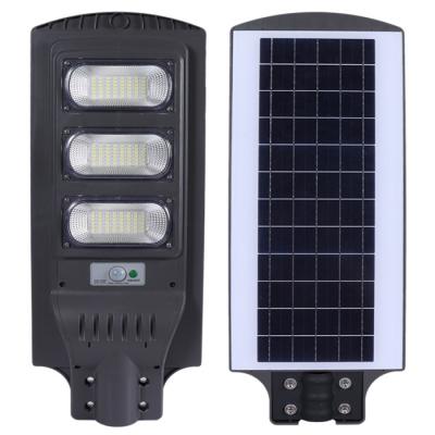 China Integrated SMD3030 Solar Street Light Effective Heat Dispersion ABS Shell Solar Street Lamp for sale