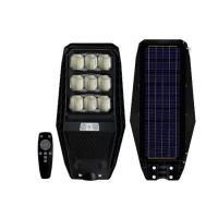 China 100W Solar LED Street Light ABS Shell With 360 SMD 2835 LEDs And Long-Lasting Battery for sale