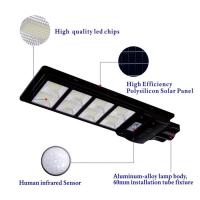 China Sustainable Lighting Solution Solar Powered LED Street Light With Long Lasting Battery for sale
