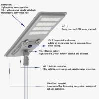 China SMD3030 LED Chip For Solar LED Street Light With Mono Solar Panel for sale