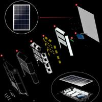 China Aluminum Alloy Automated Solar LED Street Light Effortless Installation And Maintenance for sale